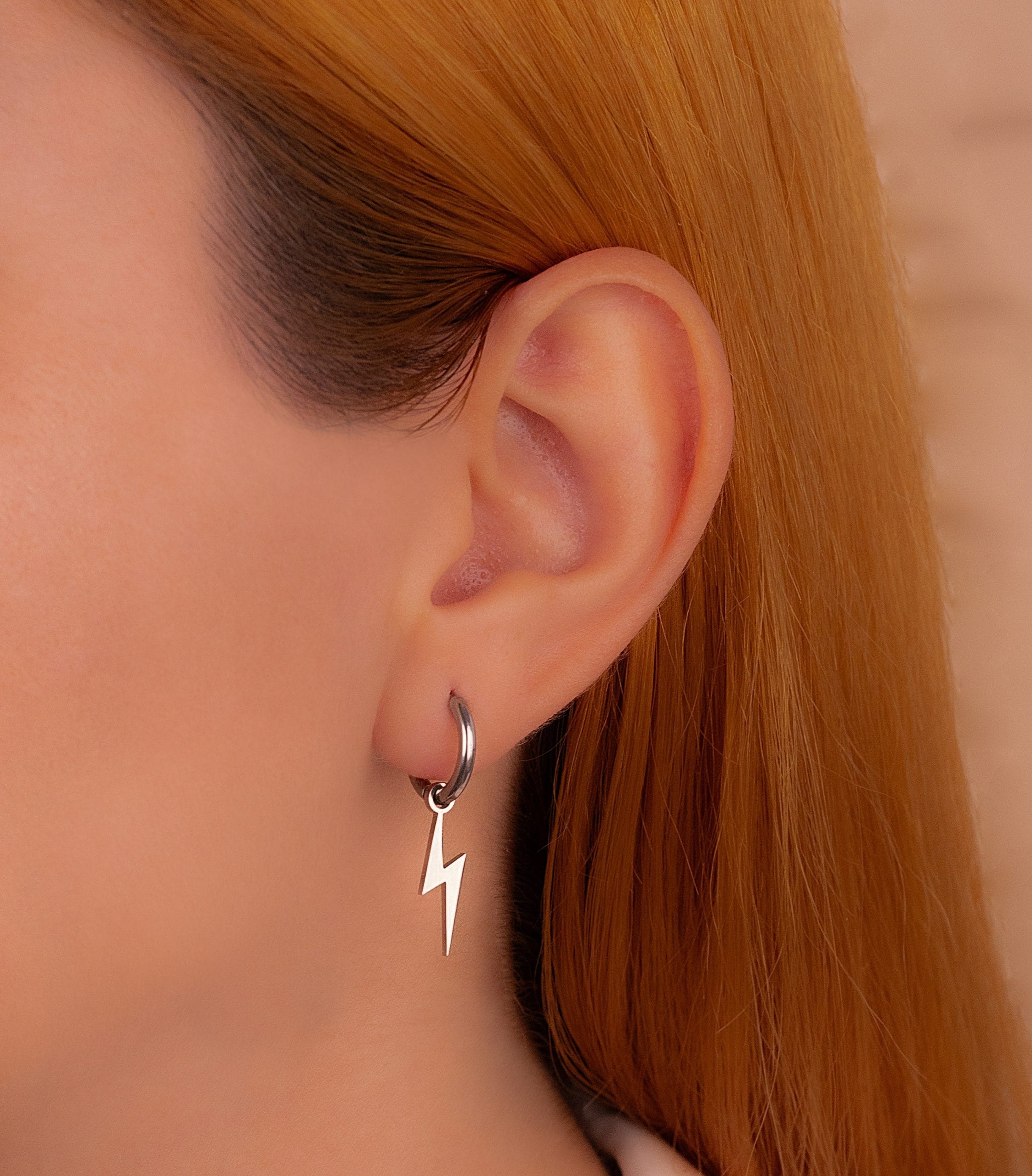 Aretes Rayos Plateados Ref:B3081 - Sublime Tentación