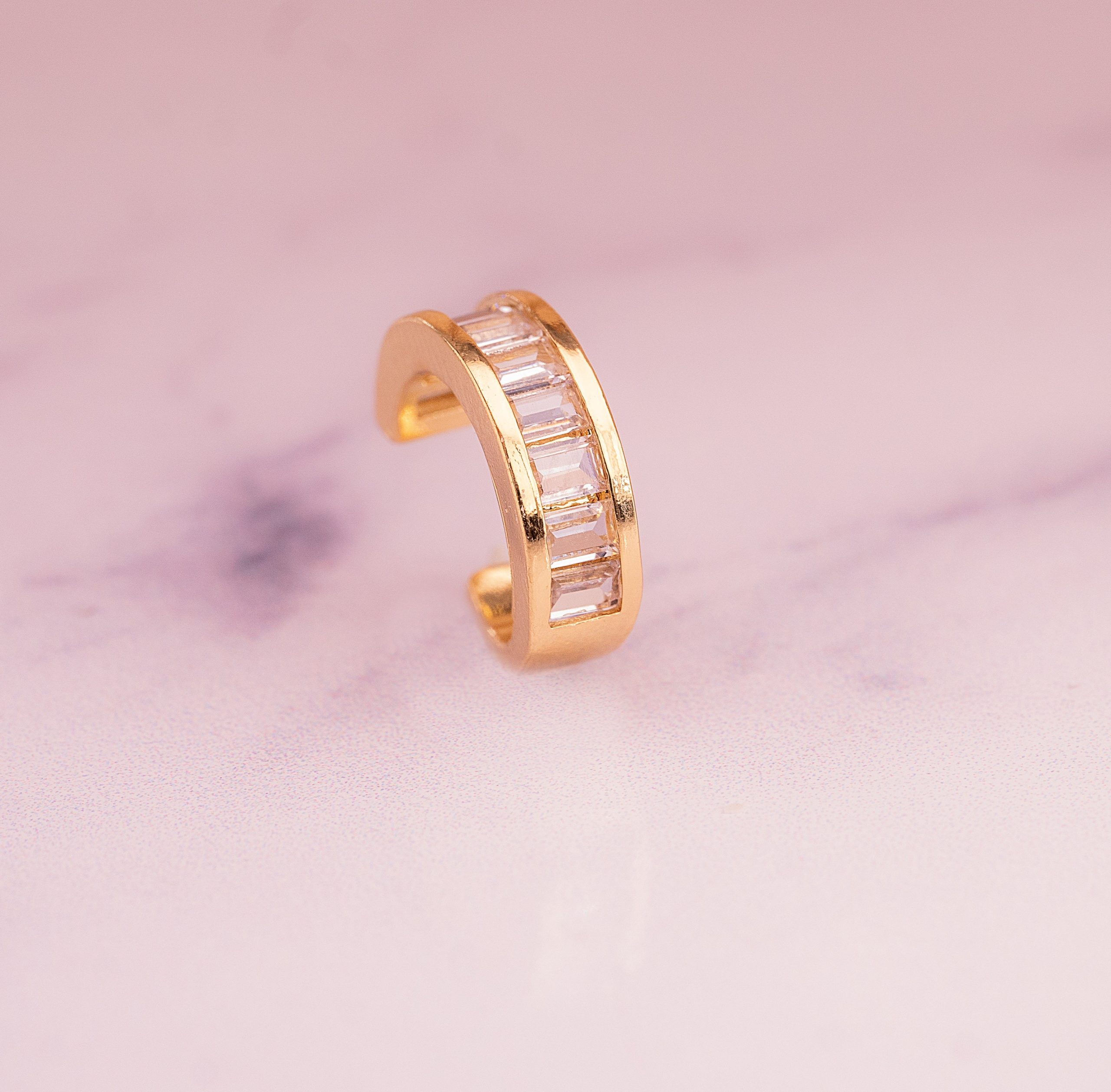 Ear Cuff Circones Blancos Ref: E267 - Sublime Tentación