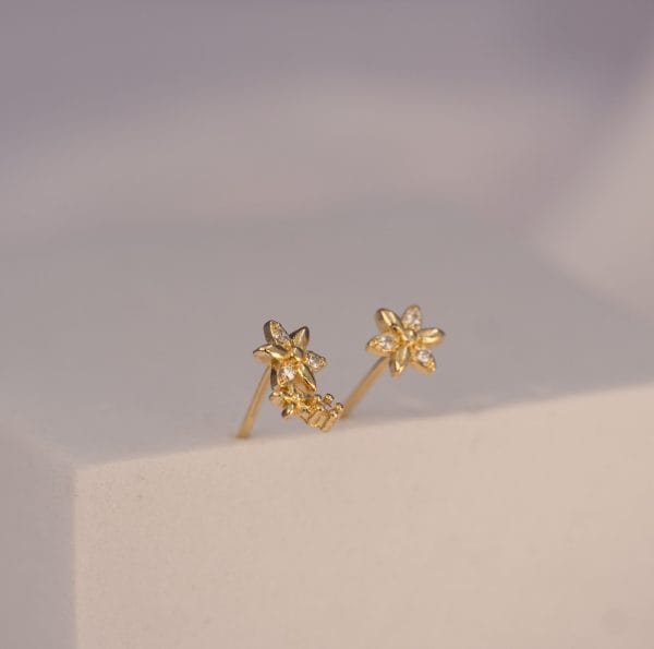 Topitos Jazmín Dorados Ref: L613 - Sublime Tentación