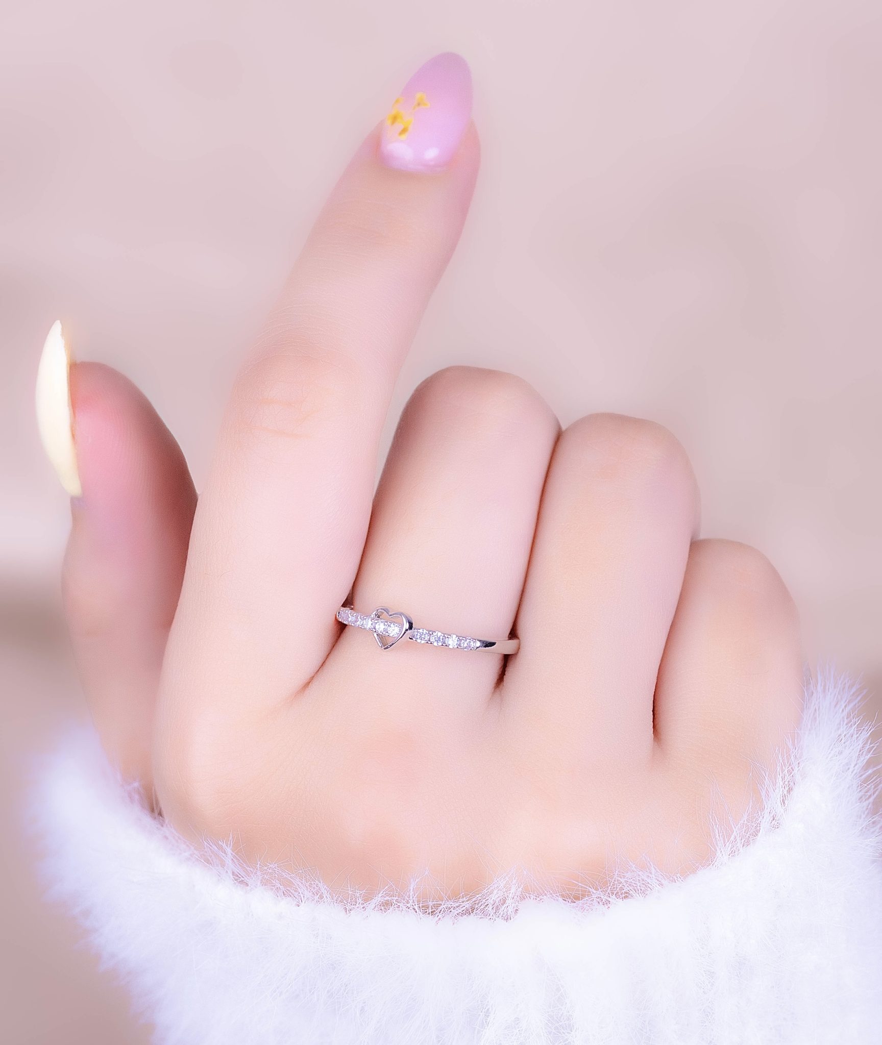 Anillo Corazón infinito Plateado Ref: A045 - Sublime Tentación