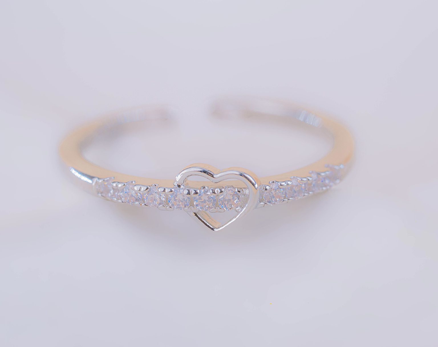 Anillo Corazón infinito Plateado Ref: A045 - Sublime Tentación